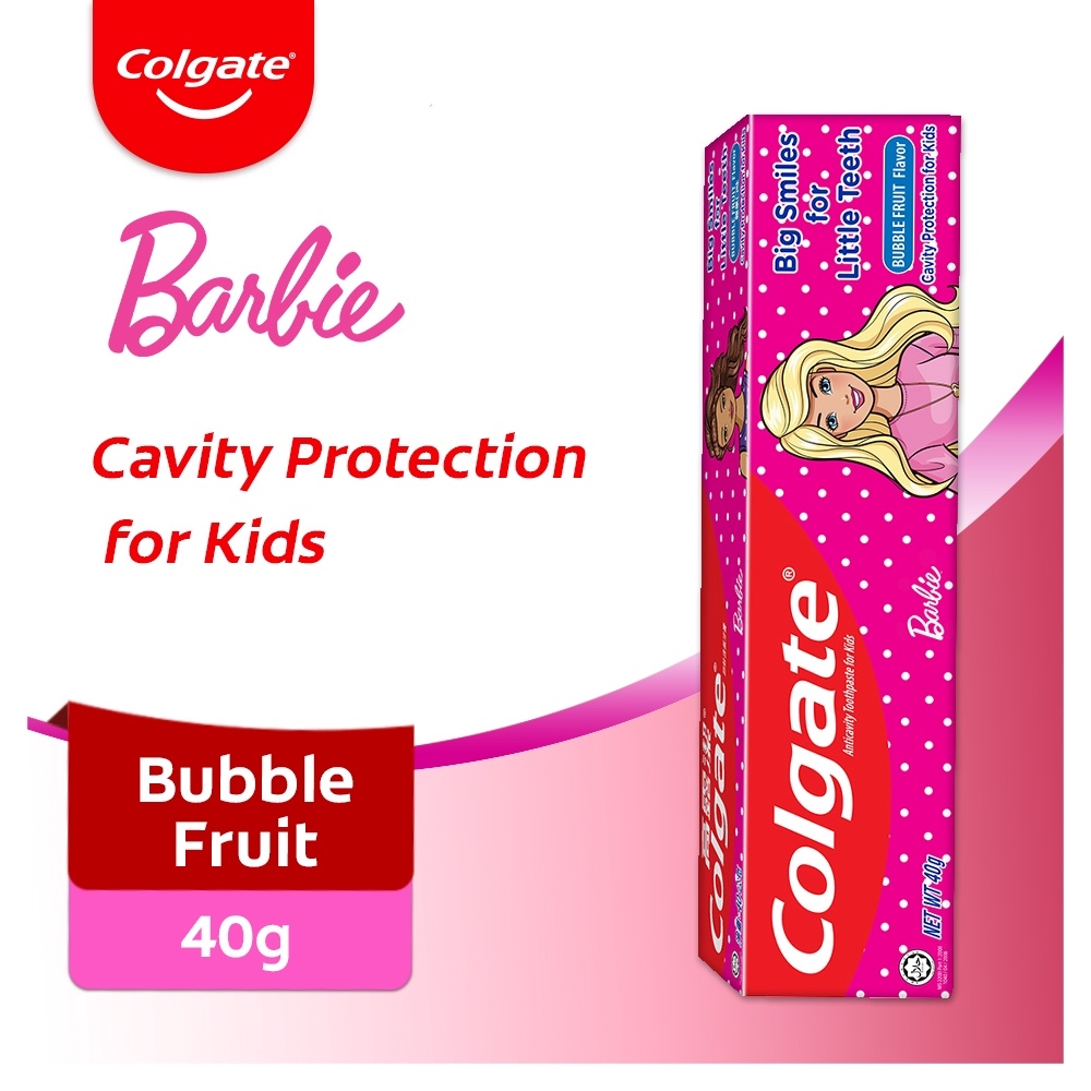 Colgate Anti-Cavity Kids Toothpaste Barbie 40g | Shopee Philippines
