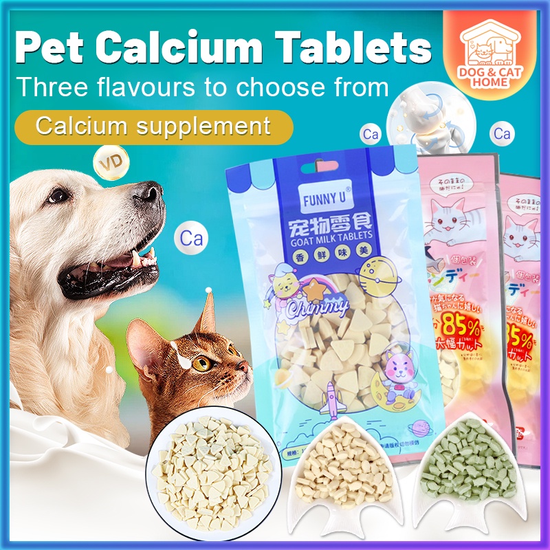 Dog&Cat Goats Milk Tablets with Calcium Treats Dog Cat Snacks For ...