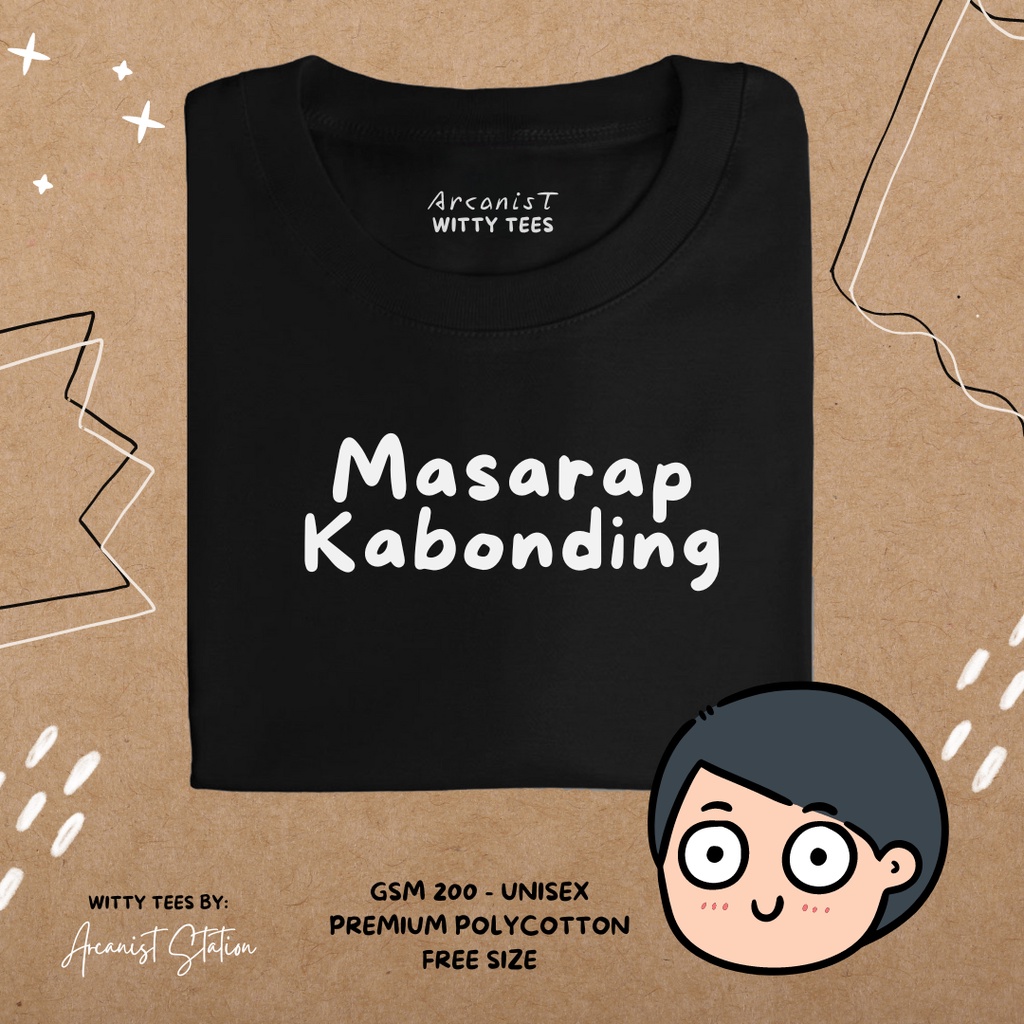 Masarap Kabonding - Witty Tagalog Comfy Shirt | Shopee Philippines