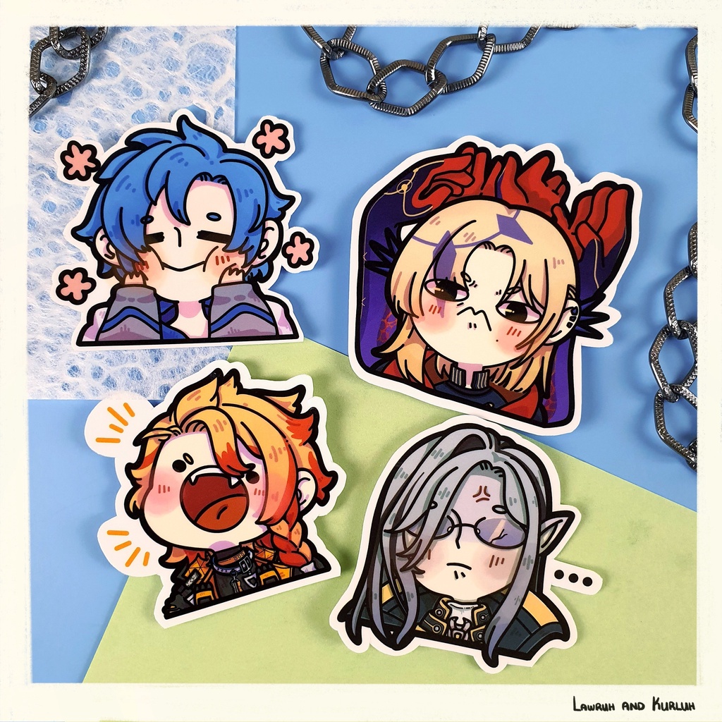 Holo Tempus | Holostars Stickers | Regis Altare Magni Dezmond Axel ...