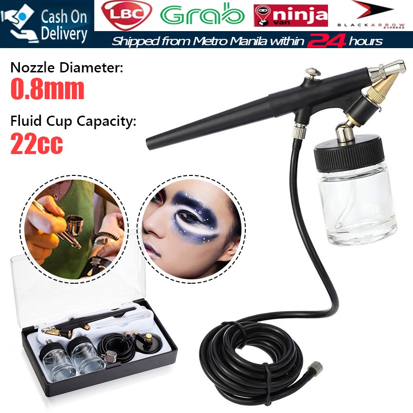 Mini Spray Gun Kit Paint Sprayer Set Air Brush for Toy Furniture ...