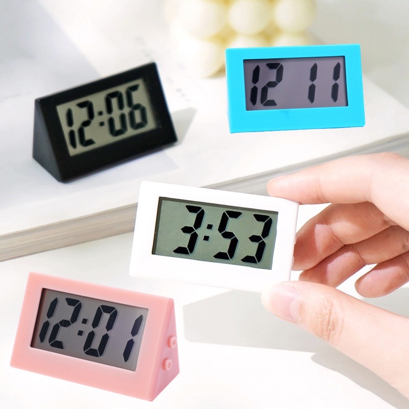 Mini Electronic Digital Clock Premium Battery Powered Clock Large ...