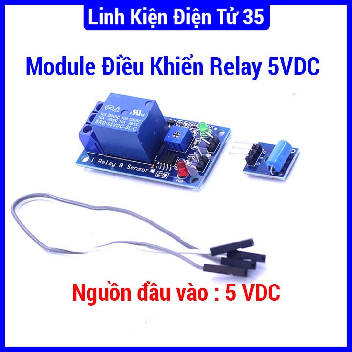 5vdc relay control Module with load capacity of 250V 10A AC or DC 30V ...