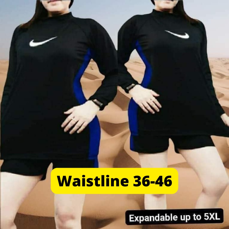 Rashguard plus size terno swimming attire beach rush guard long sleeve ...