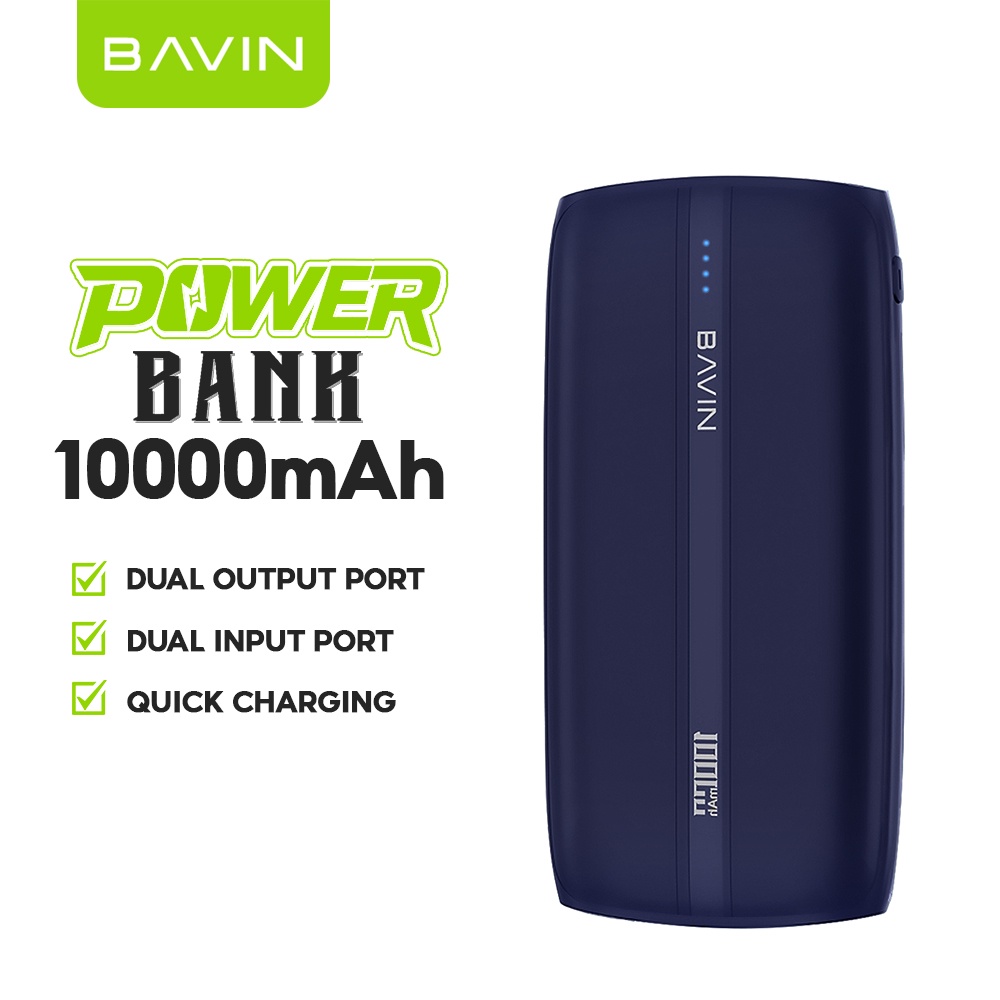 BAVIN PC087 10000mAh Slim Size Portable Power Bank W/ Micro Type-C ...