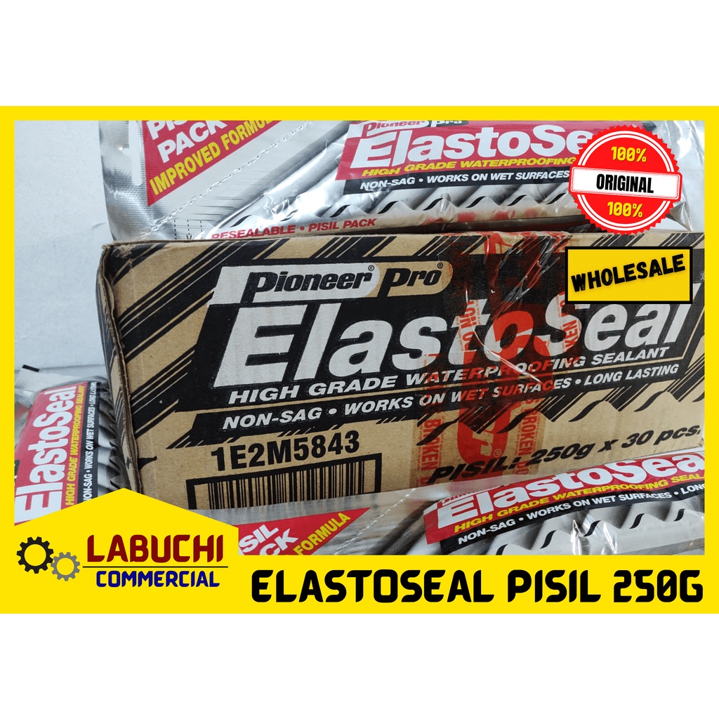 [WHOLESALE] ELASTOSEAL 250g PISIL WATERPROOFING SEALANT (1 BOX - 30 PCS ...