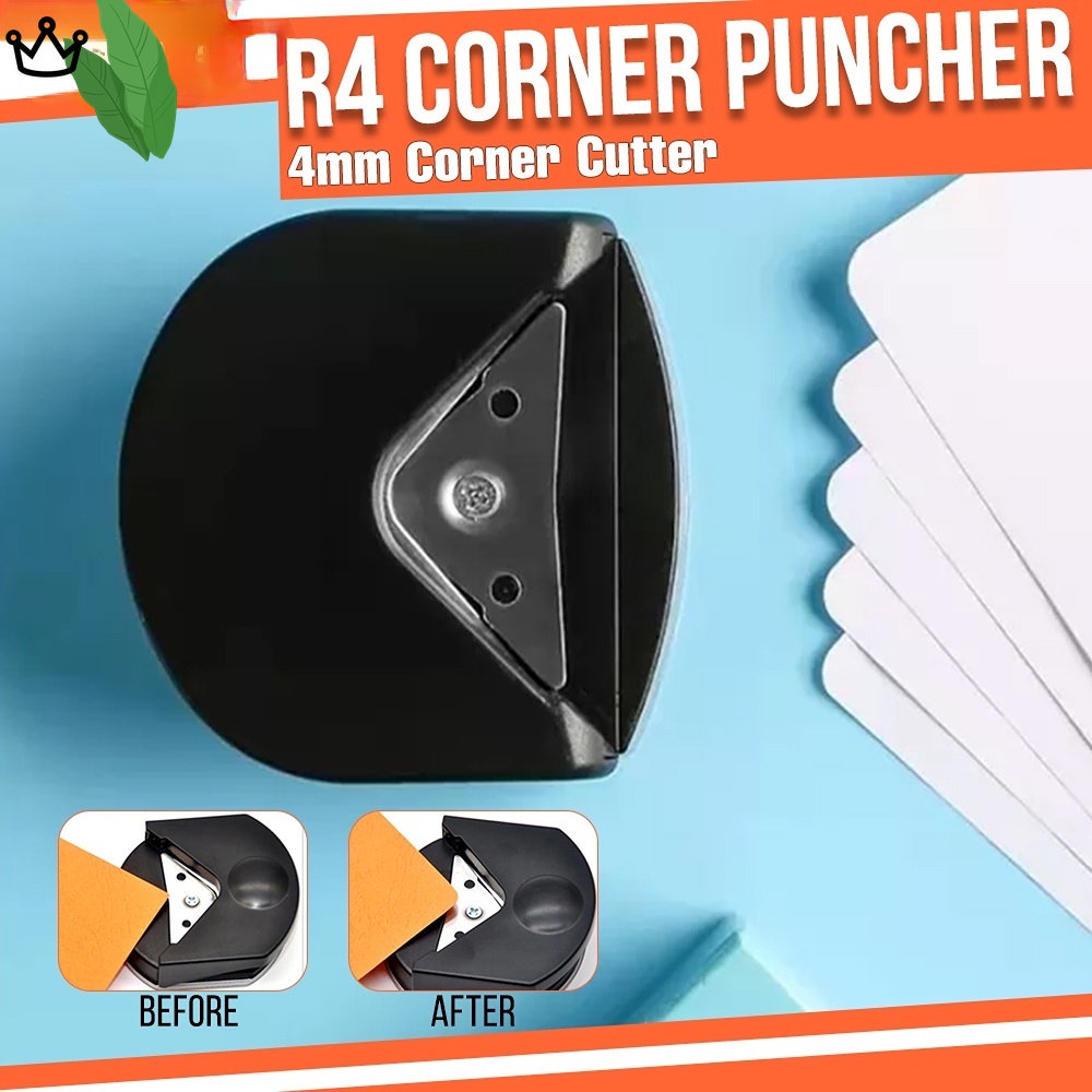 R4 Corner Puncher for Photo Card Paper 4mm Corner Cutter Rounder Paper Punch DIY Tools YIDEA ...