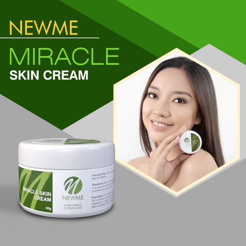 NEWME Miracle Skin Cream (50grams) * PEKLAT REMOVER * •ACNE/PIMPLE ...