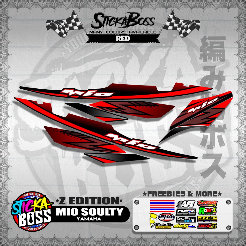 MIO SOULTY DECALS ( Z EDITION )【WITH FREEBIES】 | Shopee Philippines