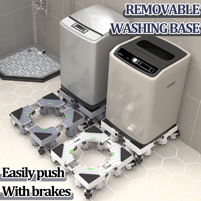 Washing Machine Stand Base Refrigerator Bracket Pad Universal 4/8 Foot ...