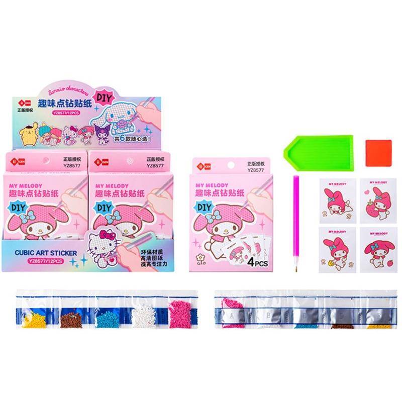 Sanrio Mymelody Kuromi Cinnamoroll Diamond Painting Kit Create 4 ...