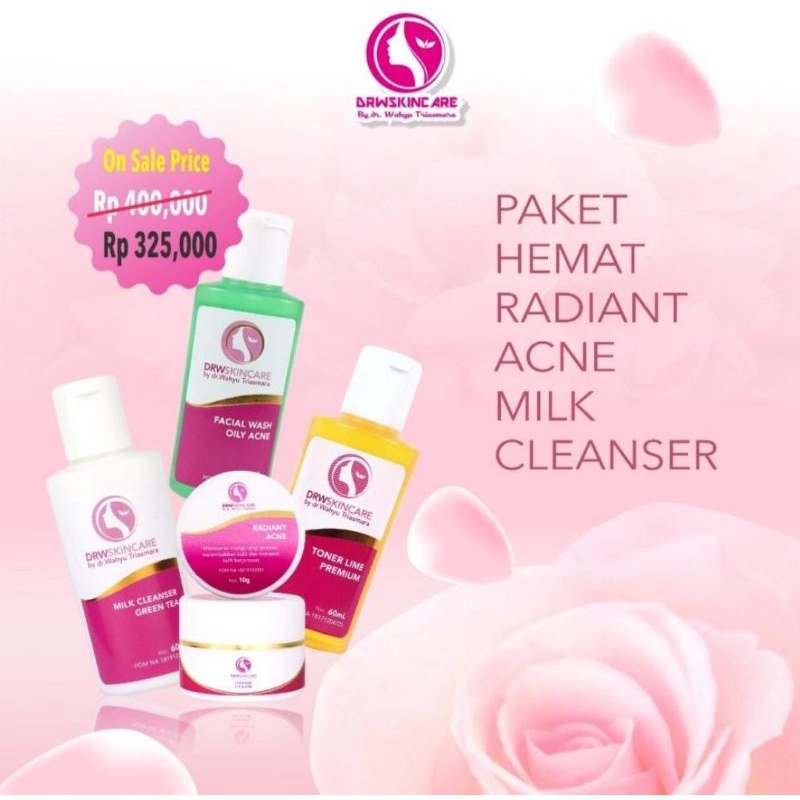 Drw Skincare/Save Package Radiant Acne Milk Cleanser/Acne Glowing/Acne skin/ | Shopee Philippines