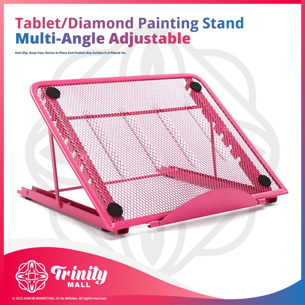 Mesh Ventilated Adjustable Foldable Portable Laptop Stand Tablet Stand ...