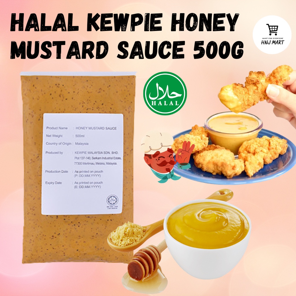 Halal Kewpie Honey Mustard Sauce 500g | Shopee Philippines