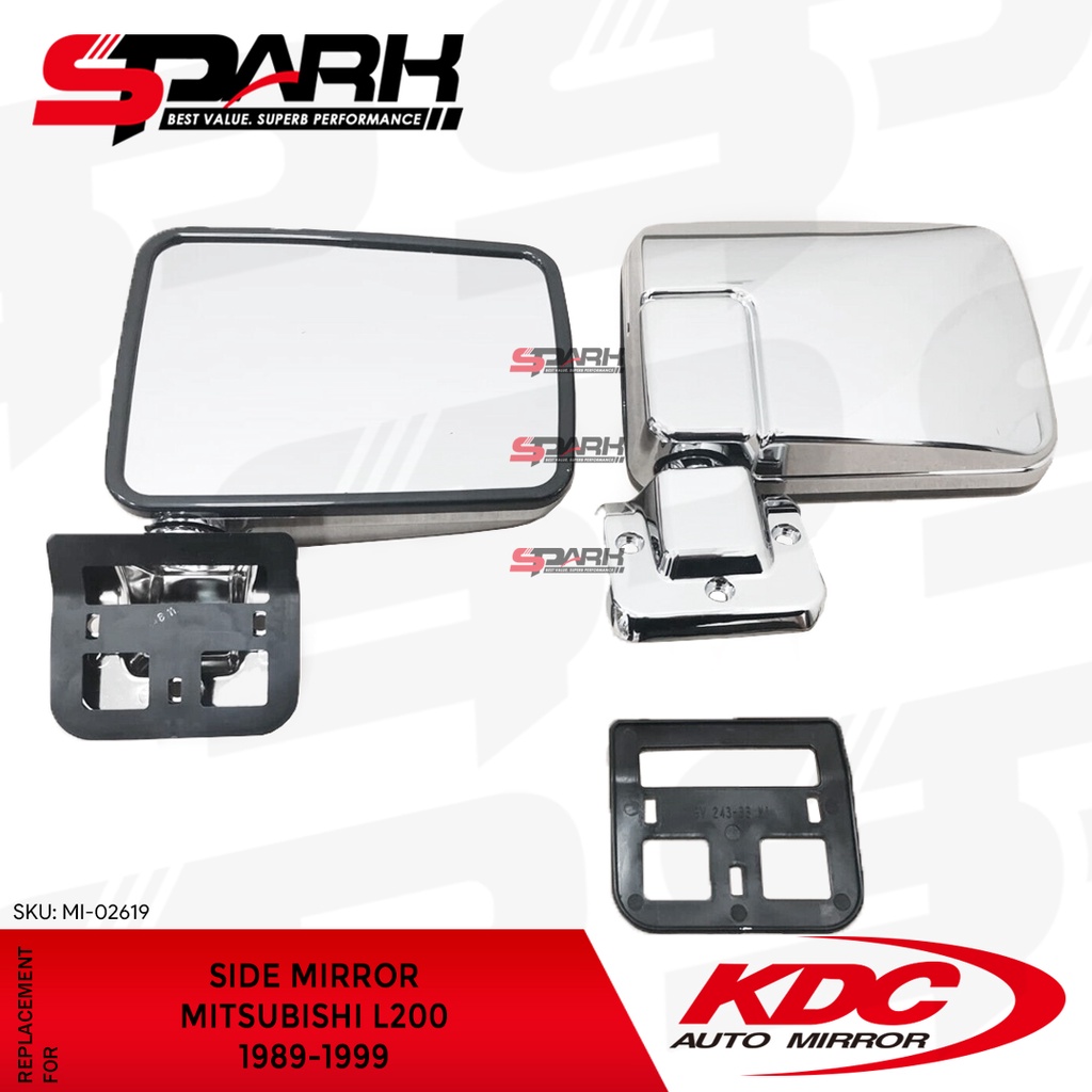 Side Mirror Rear View Mirror for Mitsubishi L200 L-200 1989-1999 Cab ...