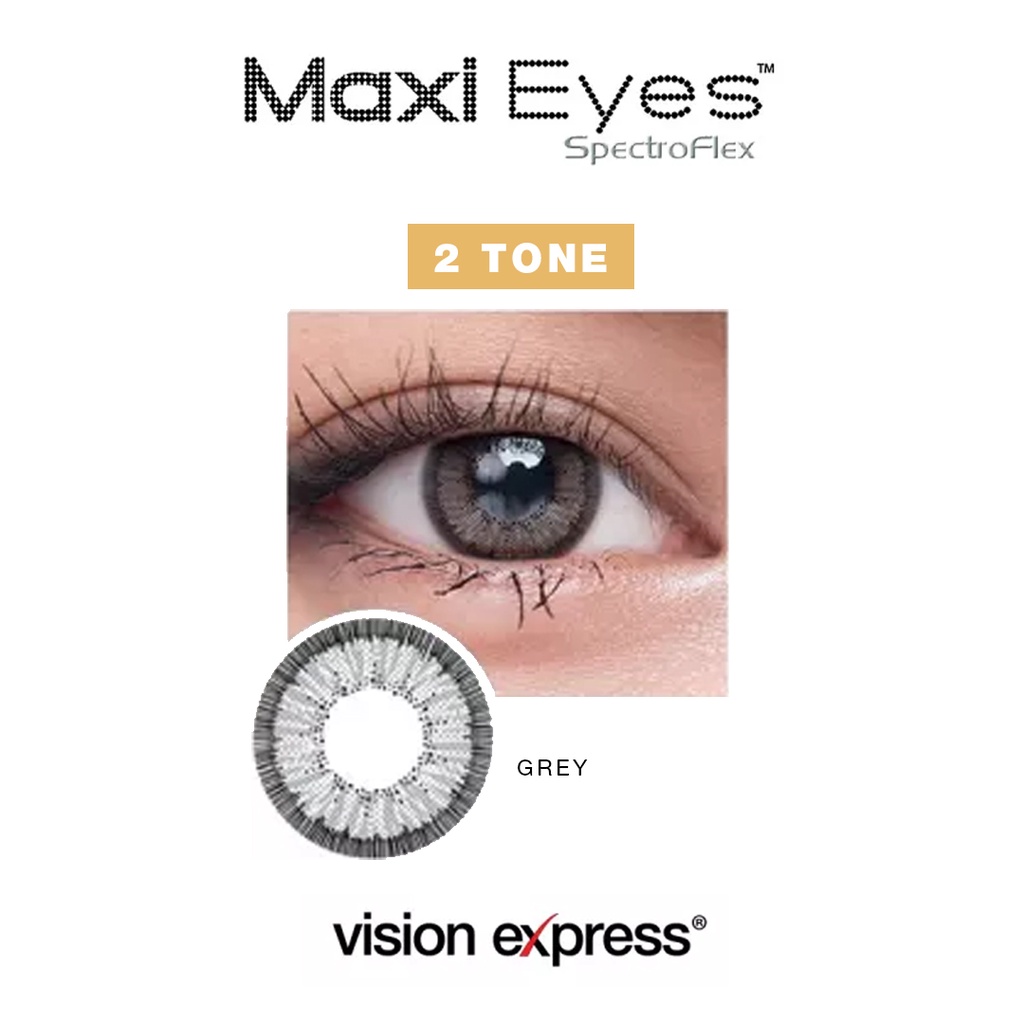Vision Express Maxi Eyes 2 Tone Natural Colored Graded Contact Lenses ...