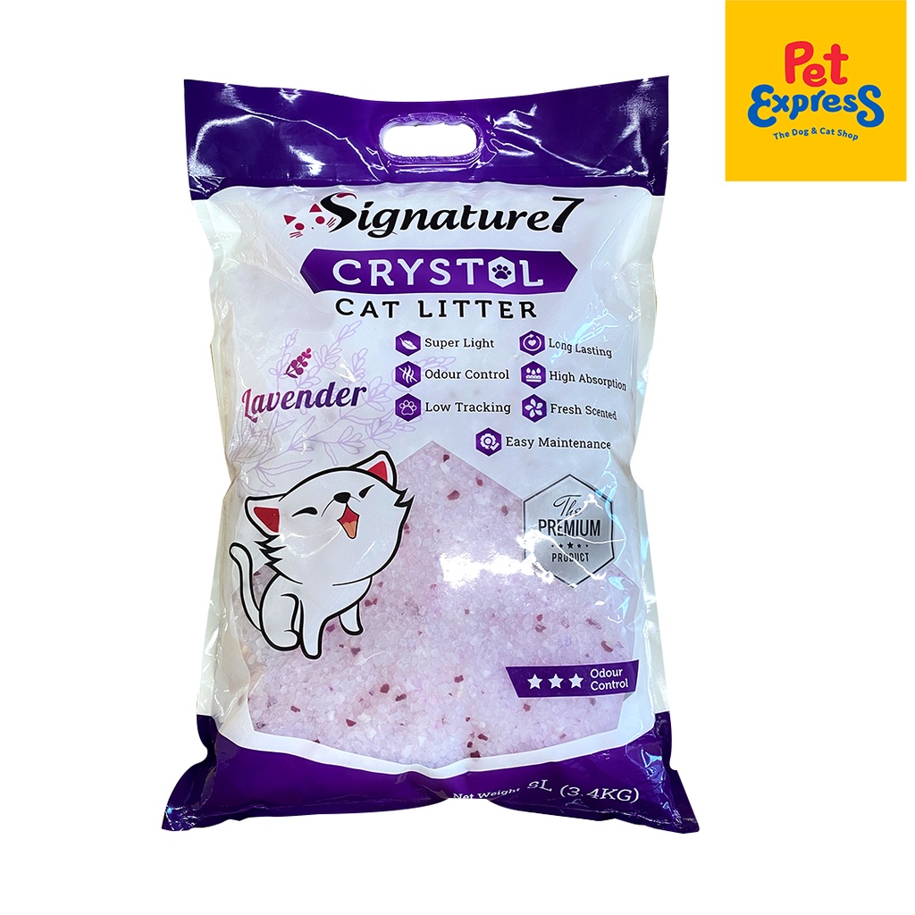 Signature 7 Crystal Lavender Cat Litter 8L | Shopee Philippines