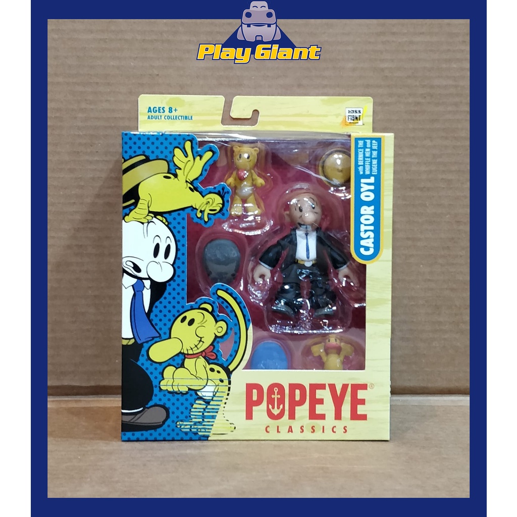 Popeye Classics - Castor Oyl 1/12 Scale Action Figure | Shopee Philippines