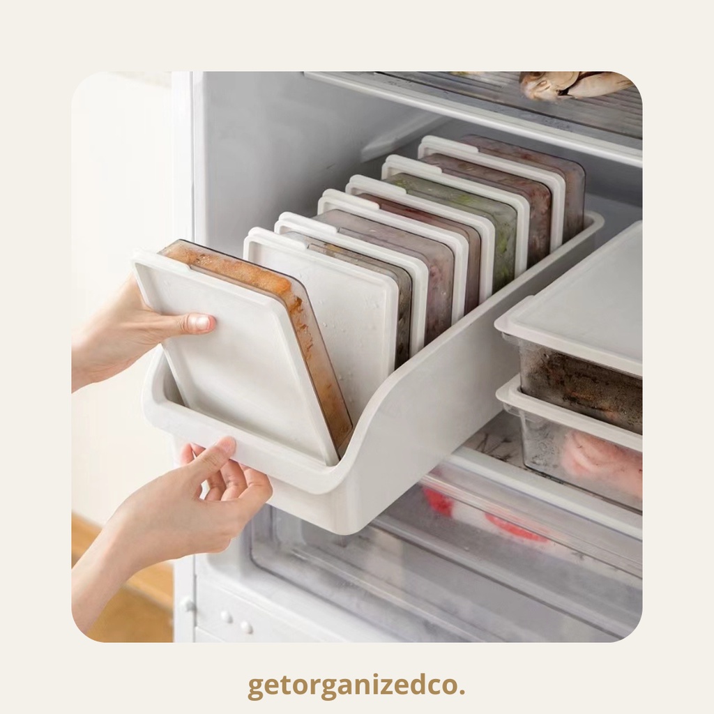 Refrigerator Freezer Storage Box Home Kitchen Meat Seafood Fruit Food ...