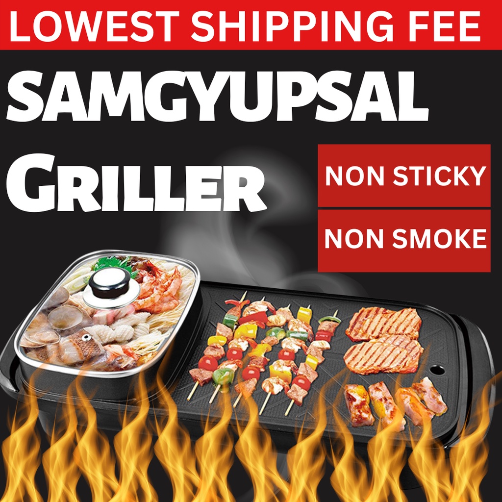 2 IN 1 SAMGYUPSAL GRILLER | KOREAN BBQ GRILLER | HOTPOT | ON HAND ITEM ...
