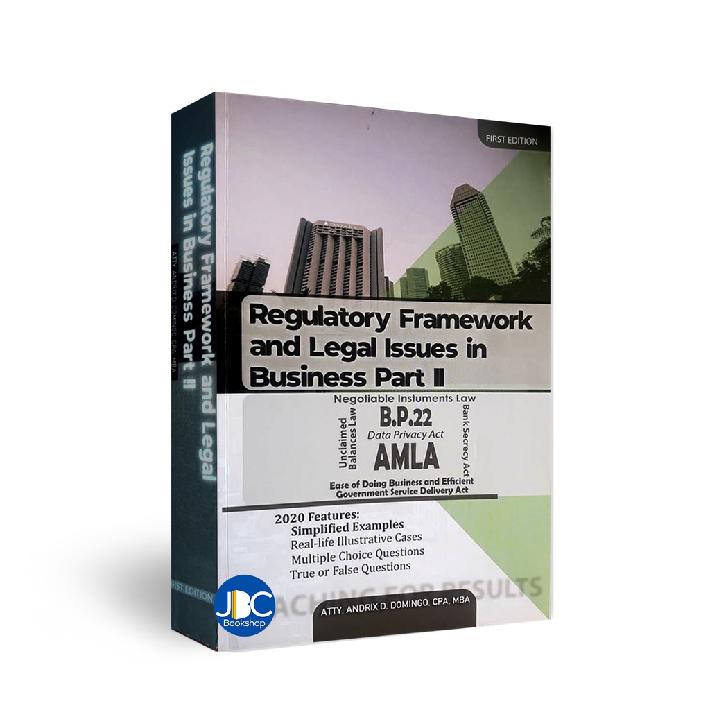 Regulatory Framework and Legal Issues in Business Part 2 by Andrix ...