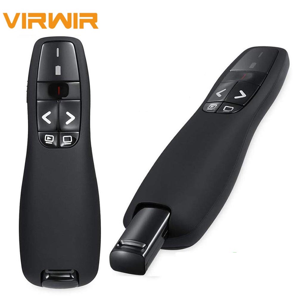 《ON SALES》R400 Wireless Presenter Pointer Slide PowerPoint Clicker USB ...