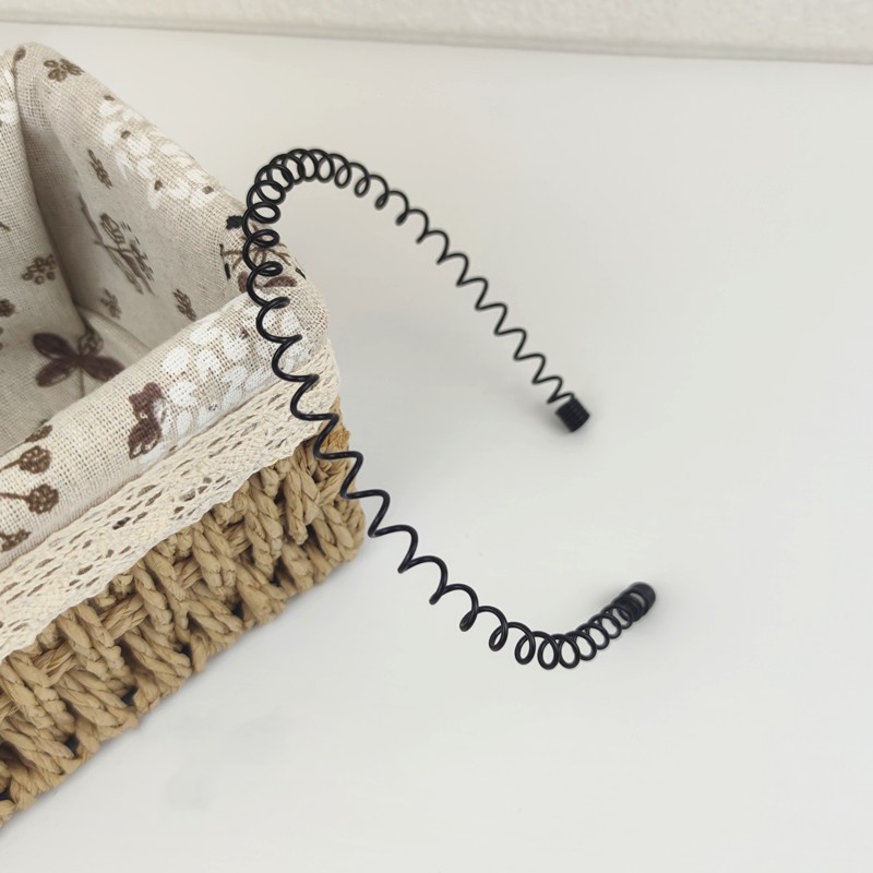 Toughness Black Headband Metal Hair Hoops Men Women Hair Trend Hair ...