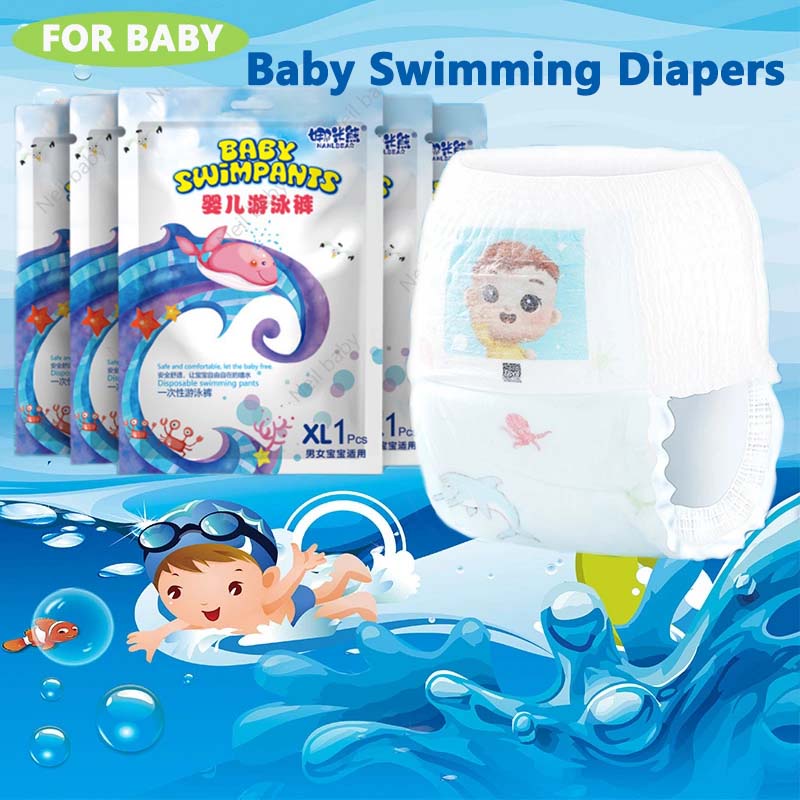 Baby Swimming Diapers Disposable Breathable Kids Waterproof Leakproof ...