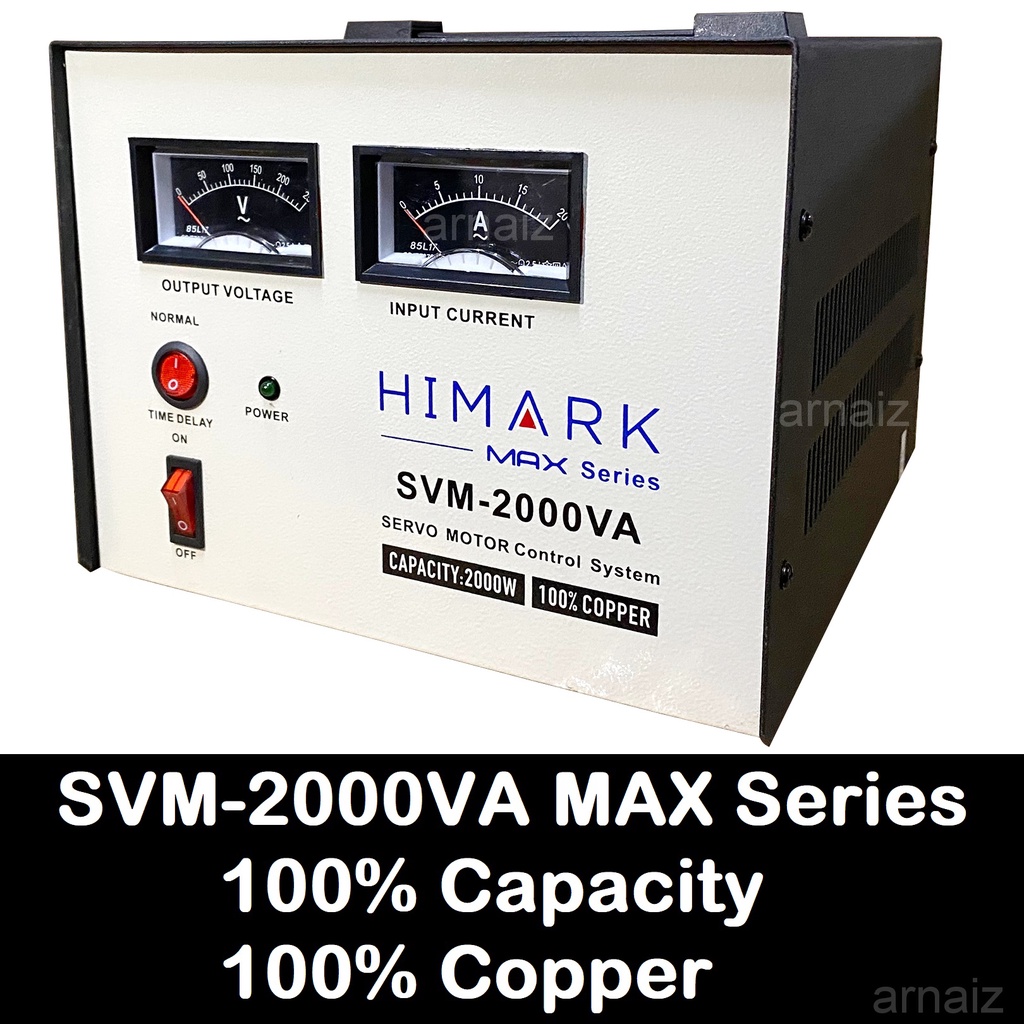 Himark 2000W AVR Automatic Voltage Regulator 2000VA Servo Motor Type ...