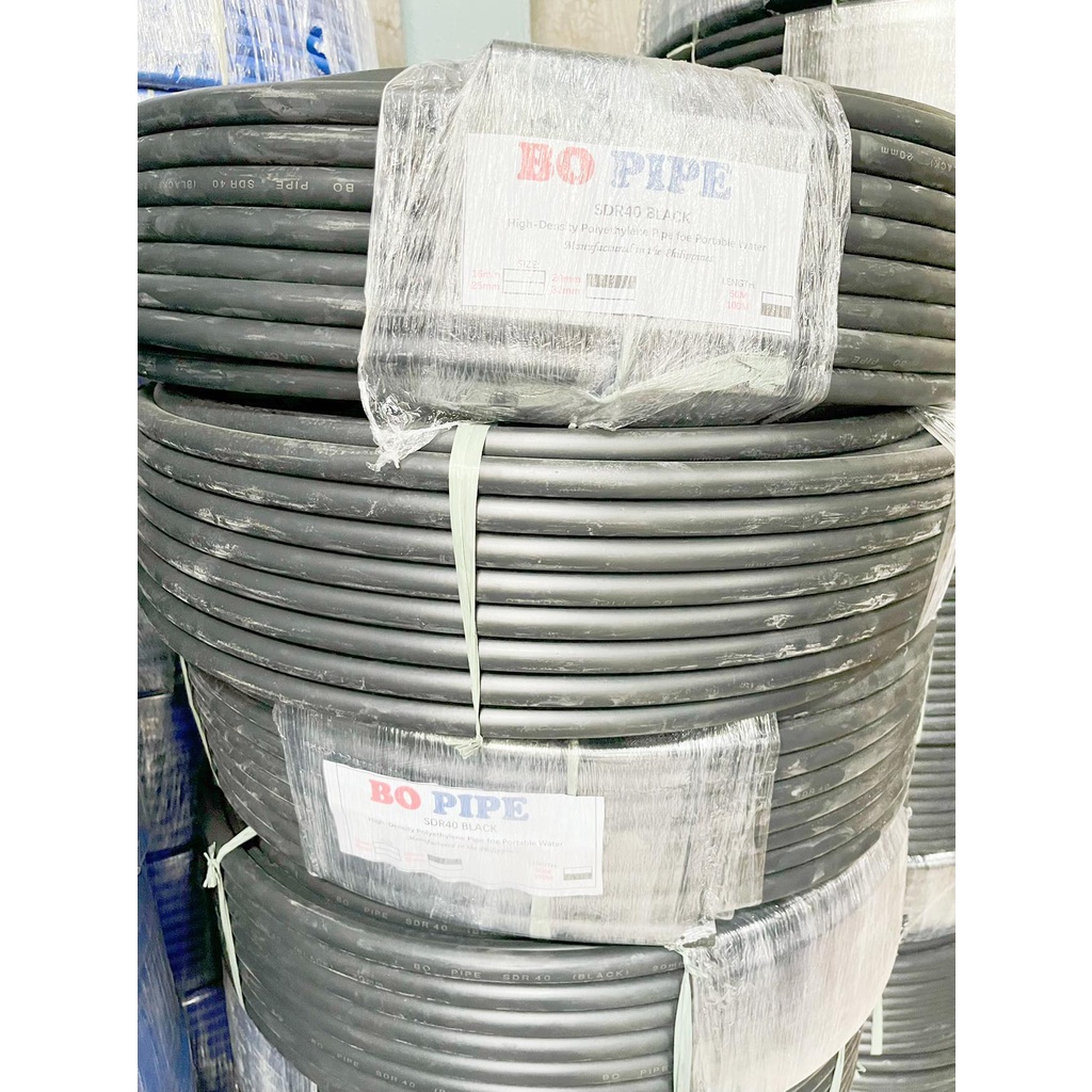 1/2 (20mm) ，3/4，1 ，PVC HDPE HOSE PIPE SDR 40 （Blue/black）90 meters ...