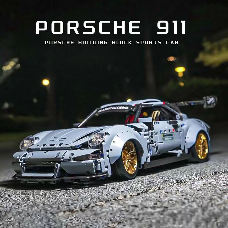 Porsche Sport car Brick set Building Block kit Construction Toy ...