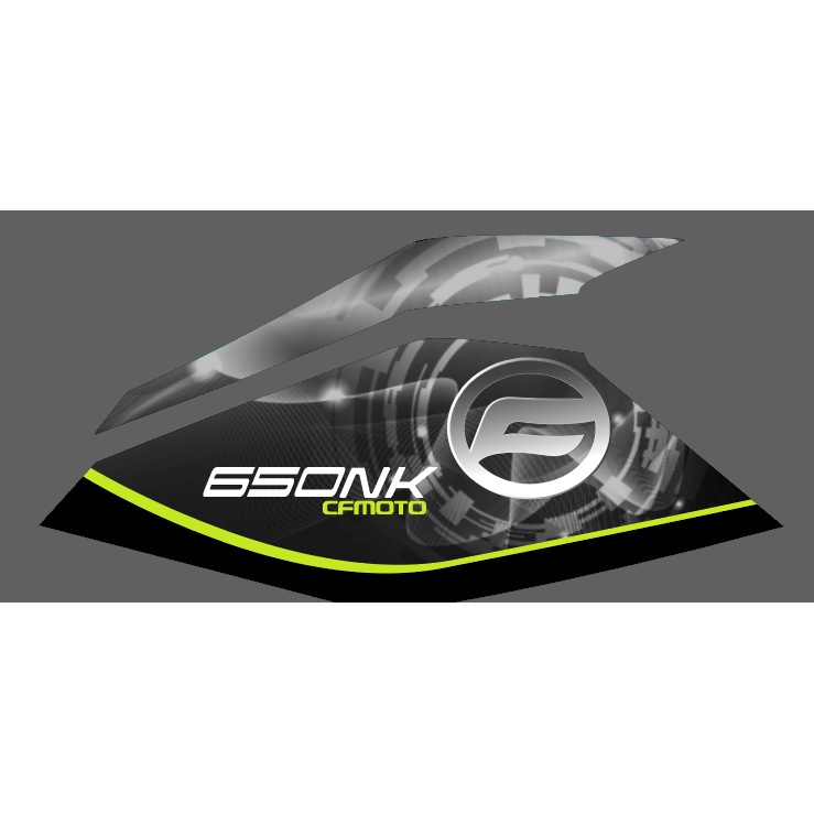 CFMOTO NK650 Version3 "Cyber Design"(2pcs) Customized Motorcycle Decals ...