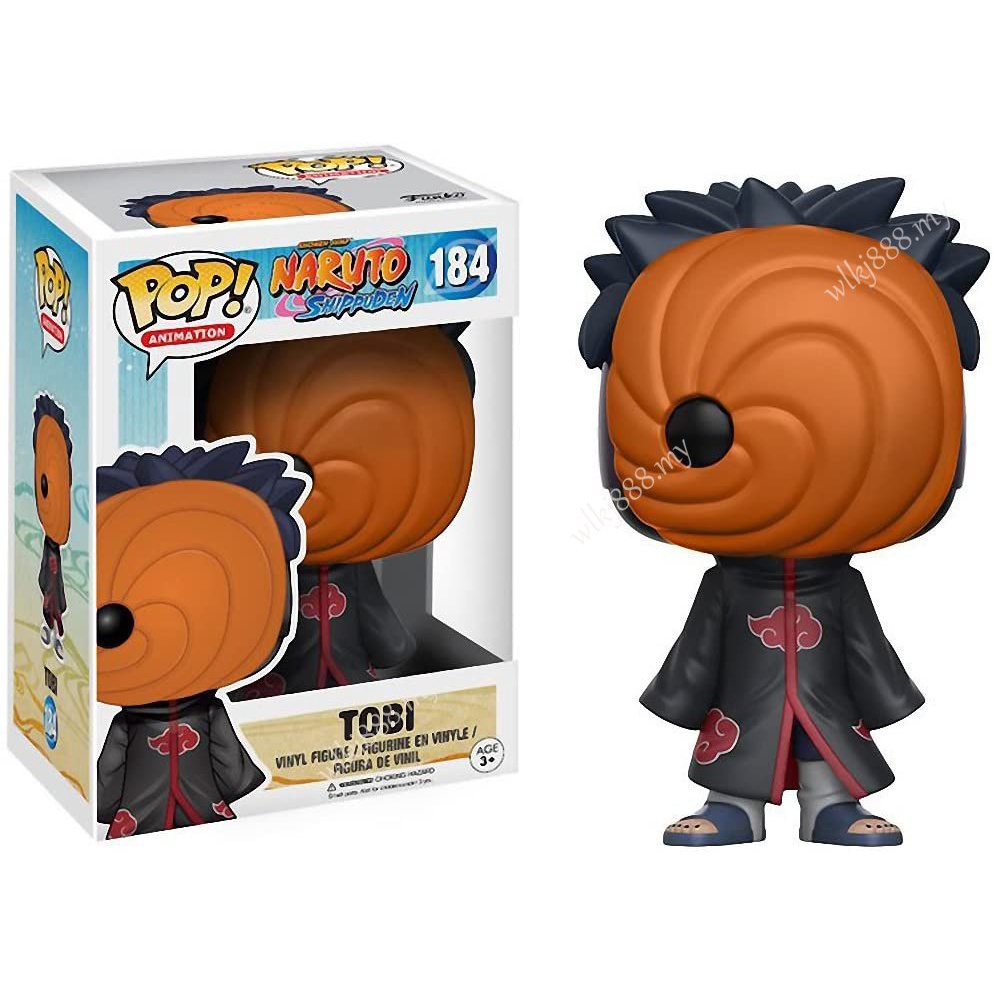 Funko Pop Naruto 184 Uchiha Obito TOBI Vinyl Action Figure Toys Model ...