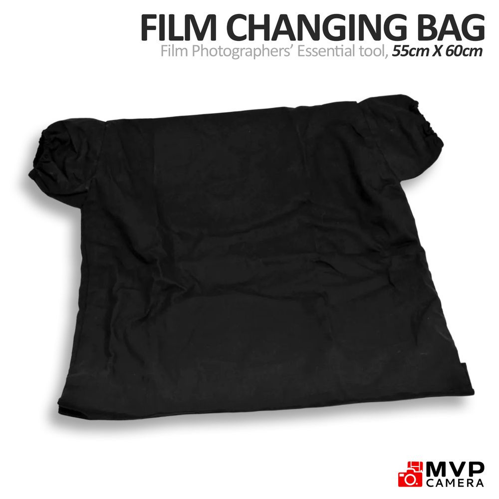 GENERIC FILM CHANGING BAG Zipped Double Layer Anti Static Portable ...