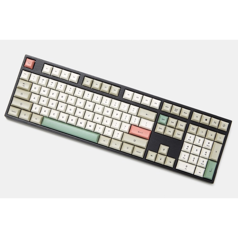 YMDK DSA Profile 9009 Dye-Sub Retro PBT Full Keyset For MX Mechanical Keyboard Filco Ducky 104 ...