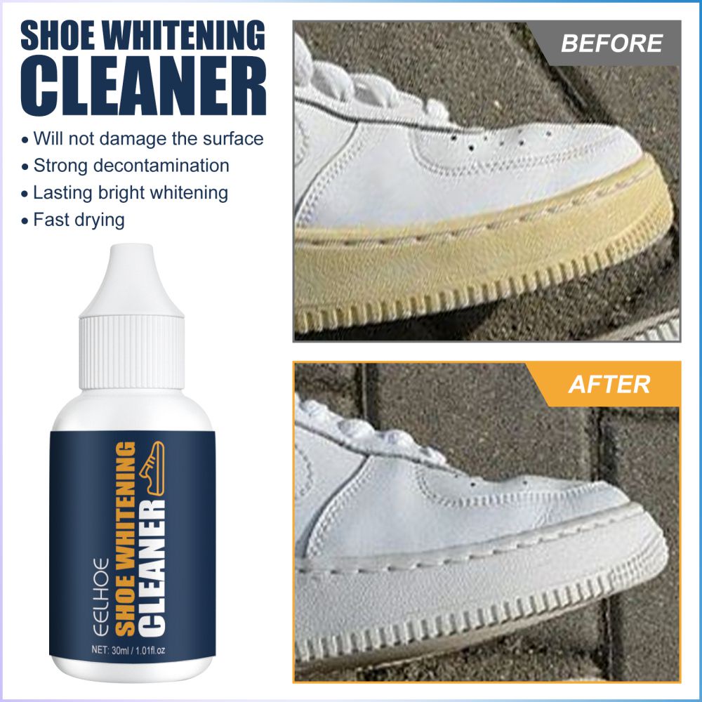Eelhoe White Shoes Cleaning Gel 30ml Clean Shoe Stain Whitening Remove ...
