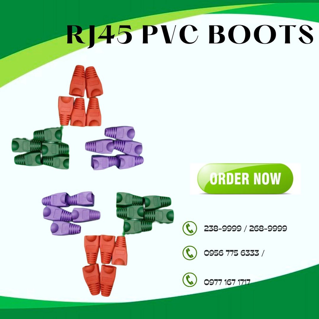 5pcs Network RJ45 Rubber boots LAN Cable Lead Plug End Connector Cover ...