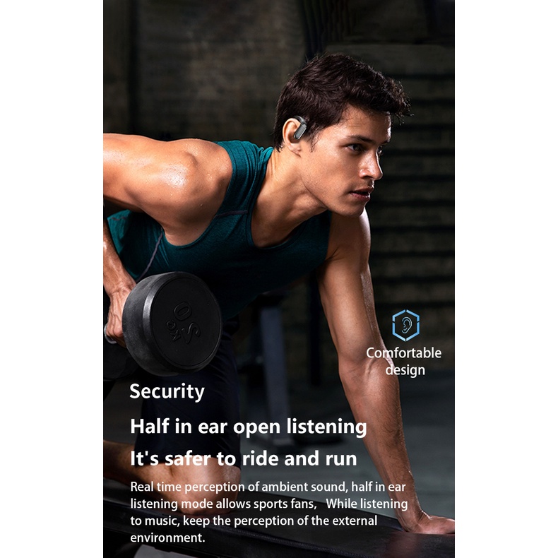 Philips TWS Bluetooth Earphone Wireless Ear Hook Earphones Smart Touch ...