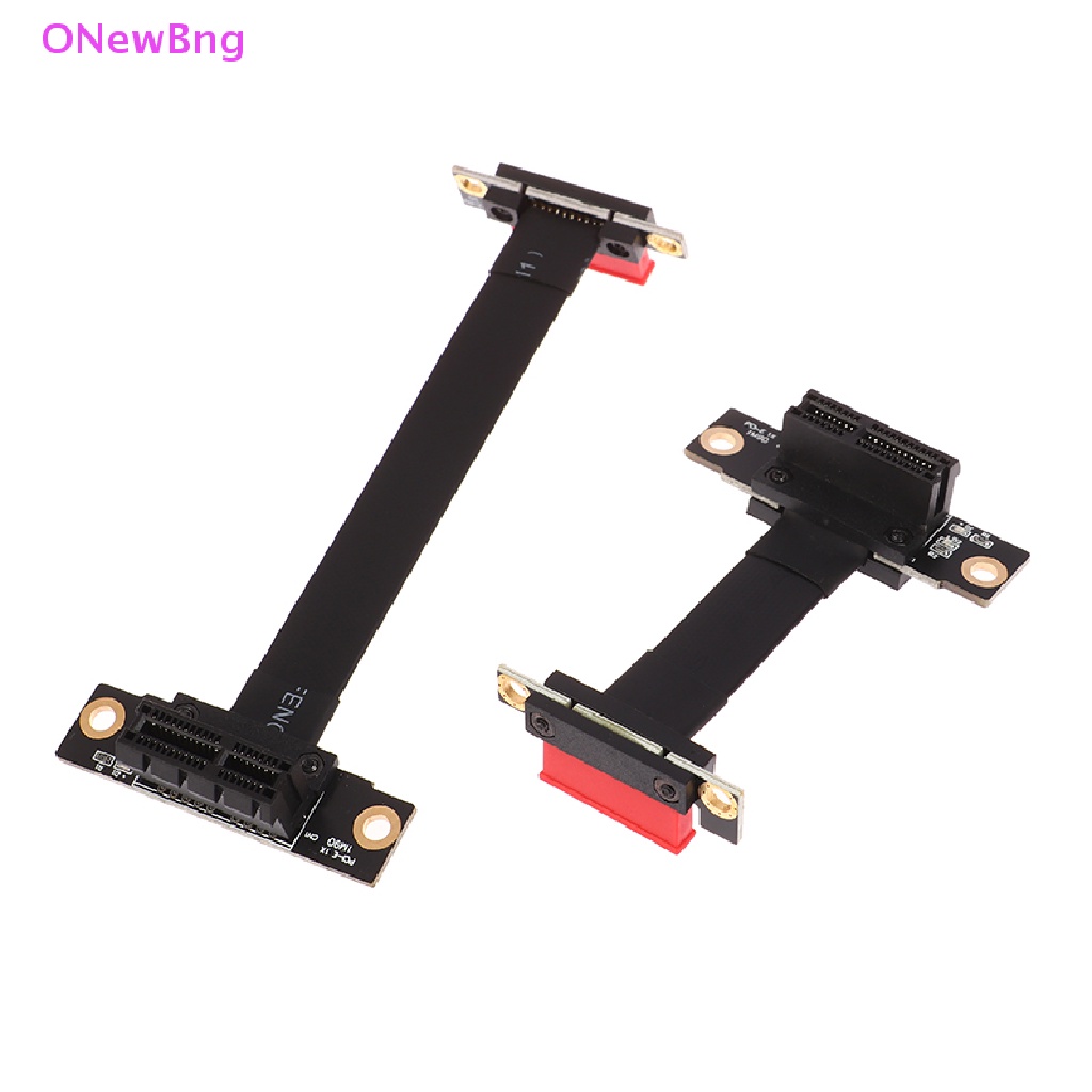 ONew PCIE X1 Riser Cable Dual 90 Degree Right Angle Extension Cable PCI ...