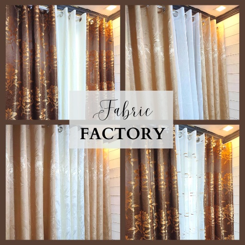 Minimalist Modern 3in1 Set Curtains (6-7 ft) | Shopee Philippines