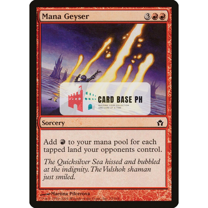 Mana Geyser - Magic the Gathering Trading Card | Shopee Philippines