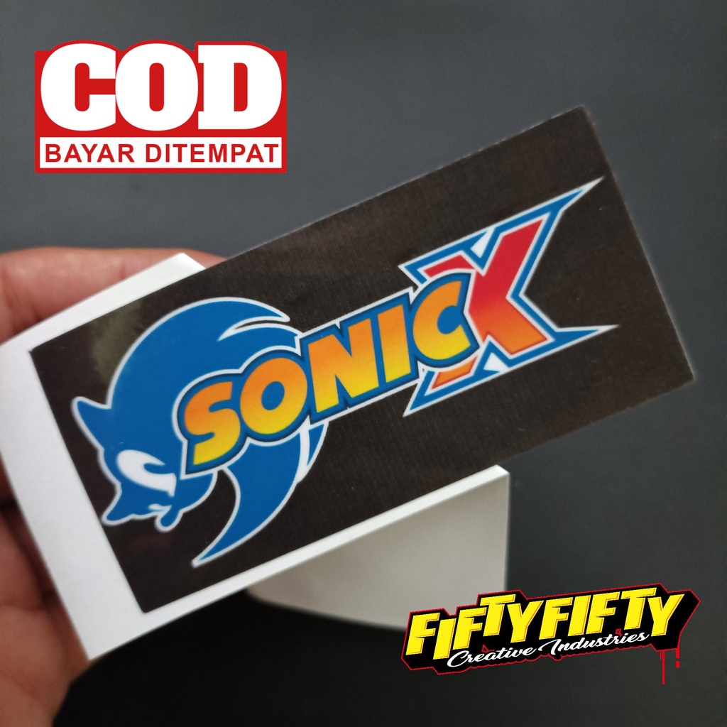 Print Cut SONIC Sticker Glossy Lamination Printing Sticker Motorcycle ...