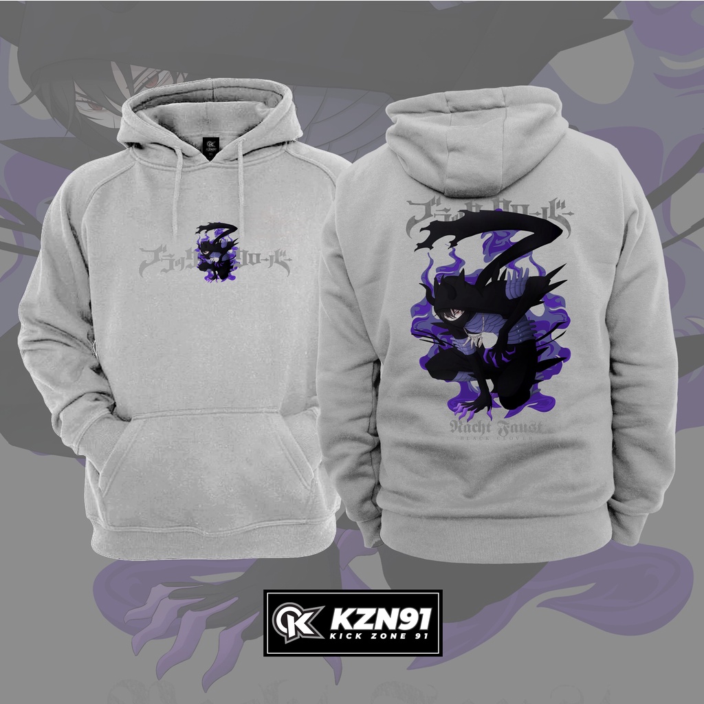 Nacht Faust Black Bull Vice Captain Black Clover Anime Hoodie Jacket ...