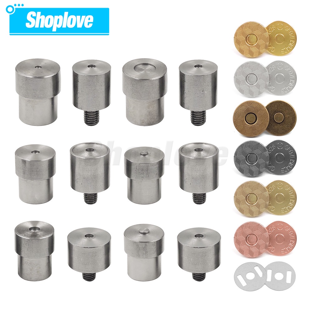 10sets/lot 10mm-18mm Magnetic Button Bags Wallet Buttons Snap Magnet ...