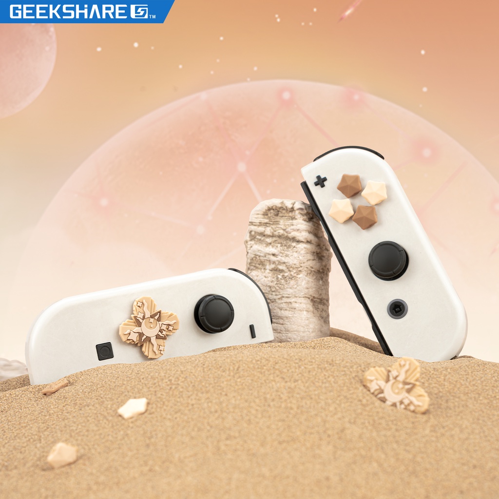 GeekShare Star Joy Con Button Caps for Nintendo Switch and Switch OLED ...
