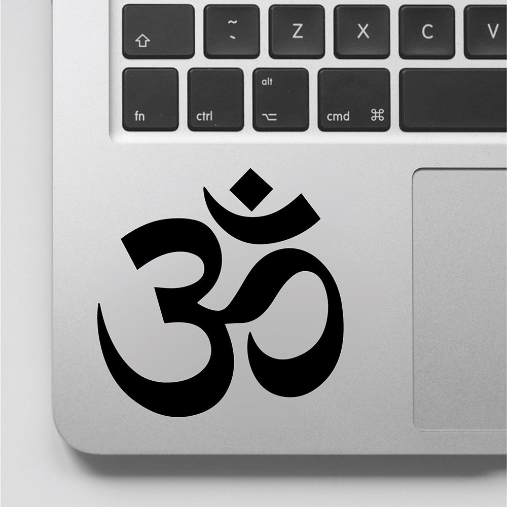 Om Vinyl Laptop Decals Namaste Yoga Vinyl Wall Art Stickers Removable ...