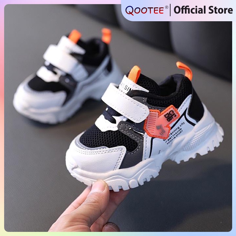 Qootee High Cut Comfortable Casual Rebber Kid Shoes Unisex | Shopee ...