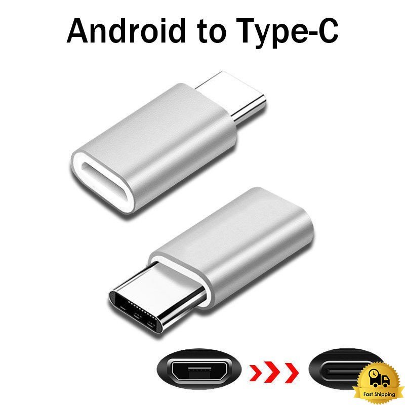 Micro USB Type C Adapter Type-c to Micro USB Charger Plug Adapter ...