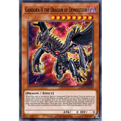Gandora-X the Dragon of Demolition | Yu-Gi-Oh! Trading Card Game | CH1 ...