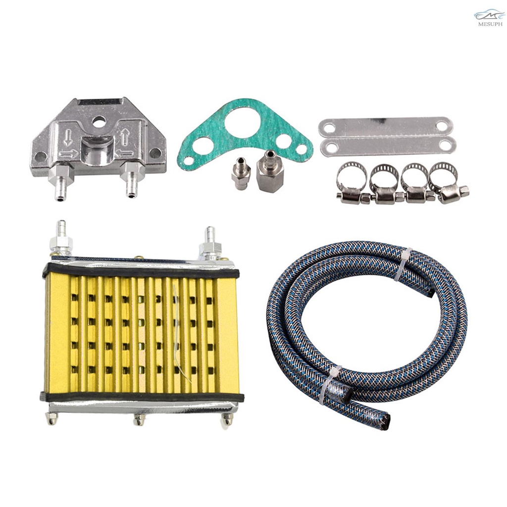 Mesp Universal Motorcycle Engine Oil Cooler Cooling Radiator For 50cc ...